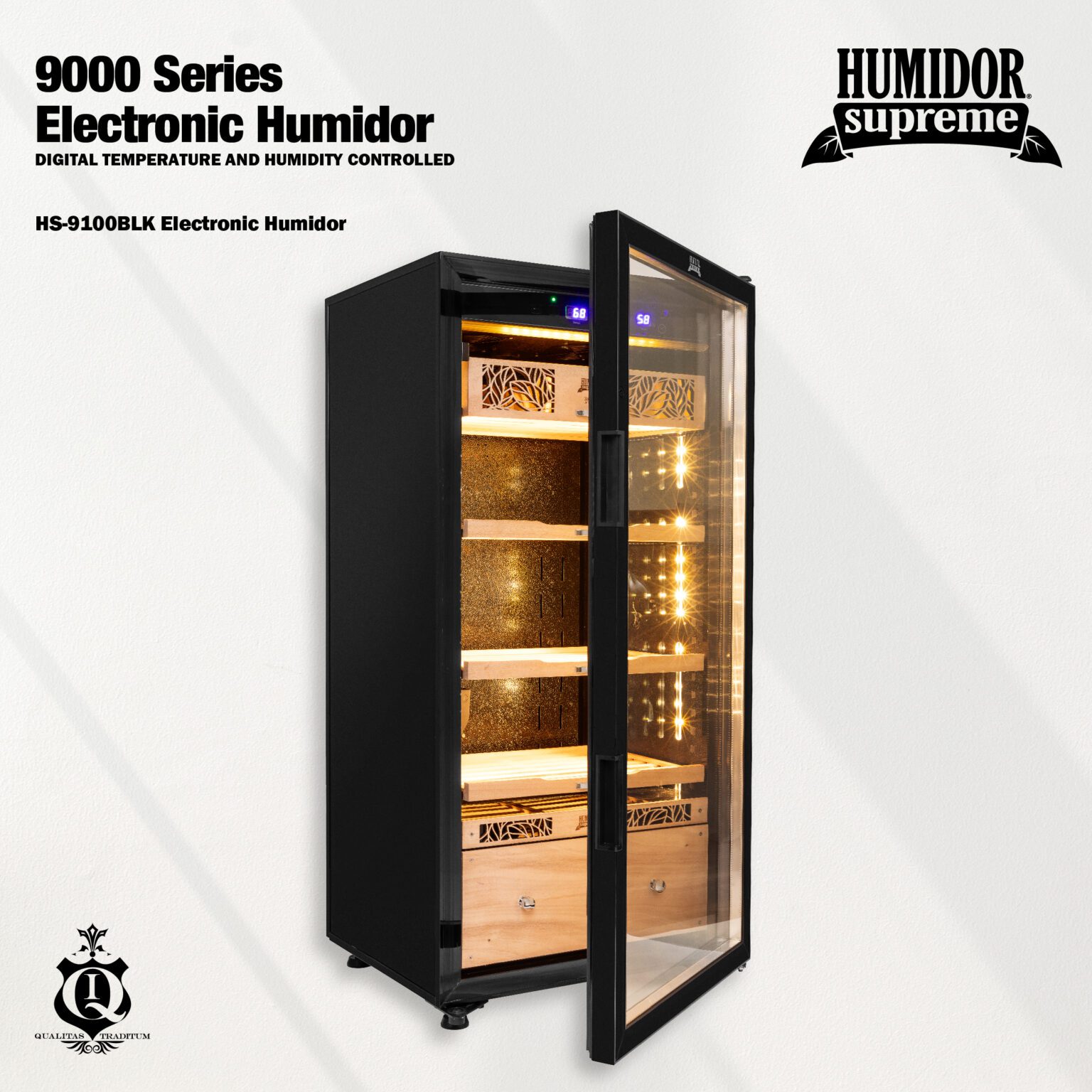 Quality Importers Unveils Electronic Humidor Supreme Humidors | Smokin ...